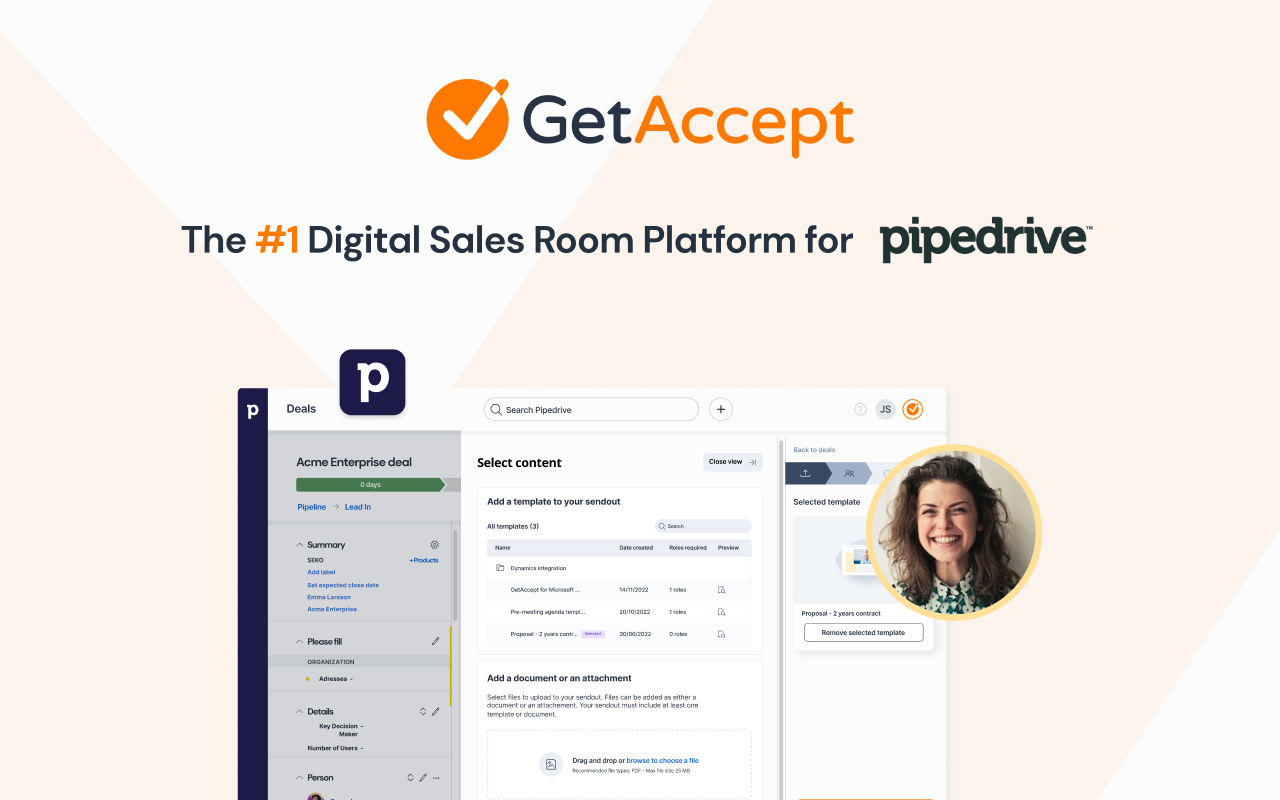 Introducing an enhanced GetAccept integration for Pipedrive Introducing an enhanced GetAccept integration for Pipedrive